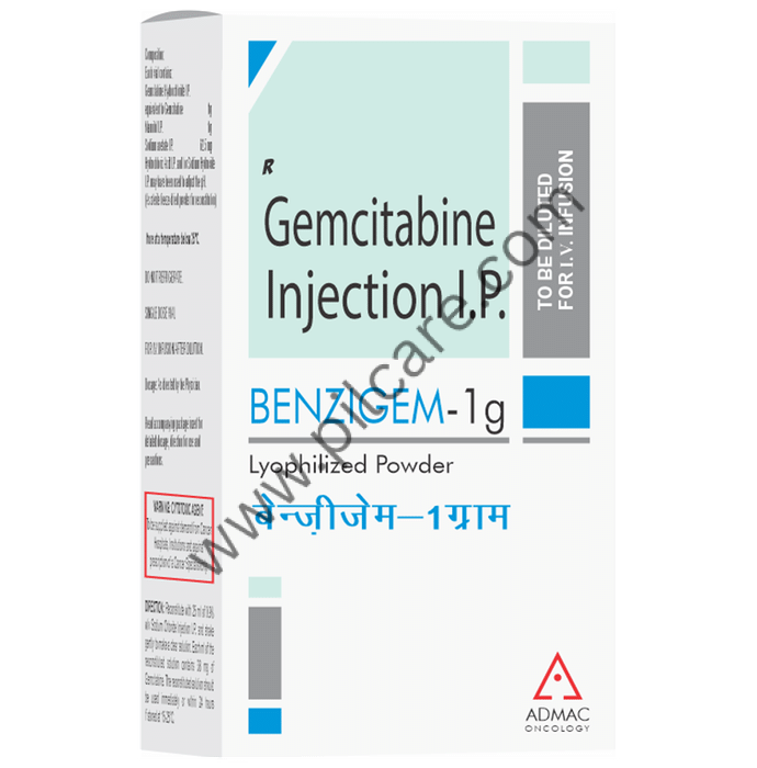 Benzigem 1g Injection - N Chimanlal Enterprises