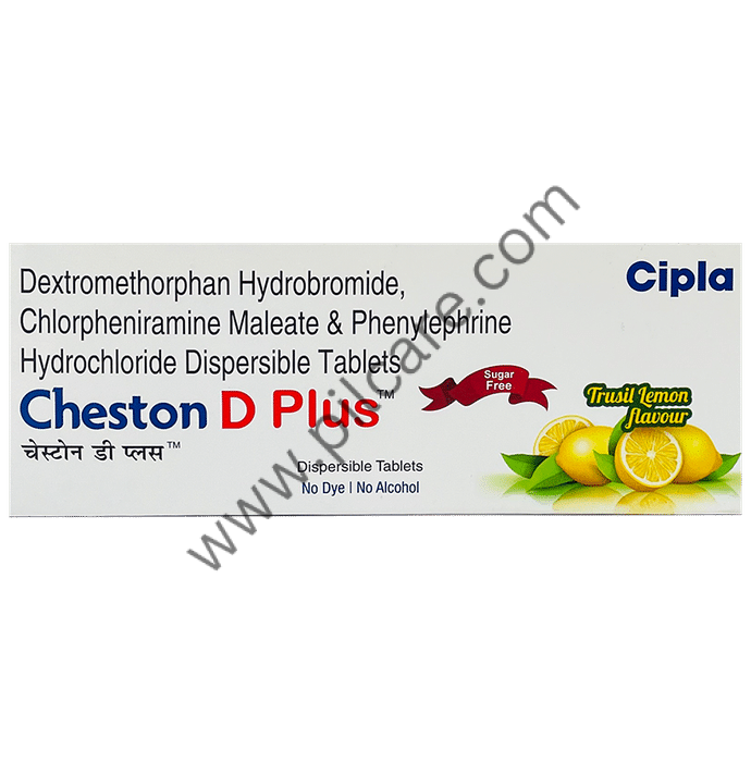 Cheston D Plus Tablet DT Trusil Lemon Sugar Free - N Chimanlal Enterprises