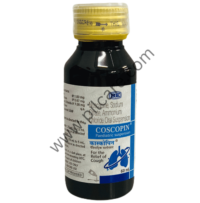 Coscopin Paed Oral Suspension 60ml - N Chimanlal Enterprises