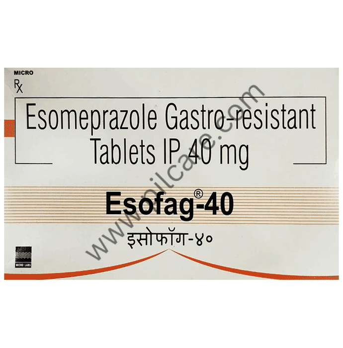 Esofag 40 Tablet - N Chimanlal Enterprises