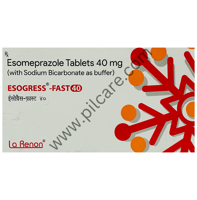 Esogress Fast 40mg Tablet - N Chimanlal Enterprises