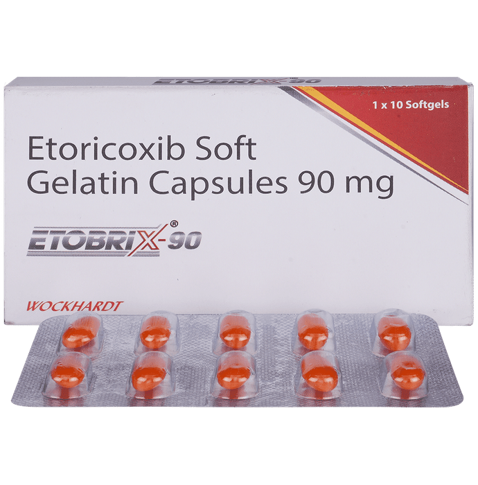 Etobrix 90mg Soft Gelatin Capsule - N Chimanlal Enterprises