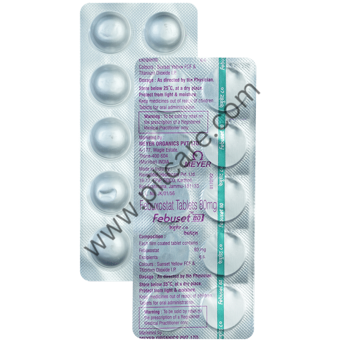 Febuset 80 Tablet - N Chimanlal Enterprises