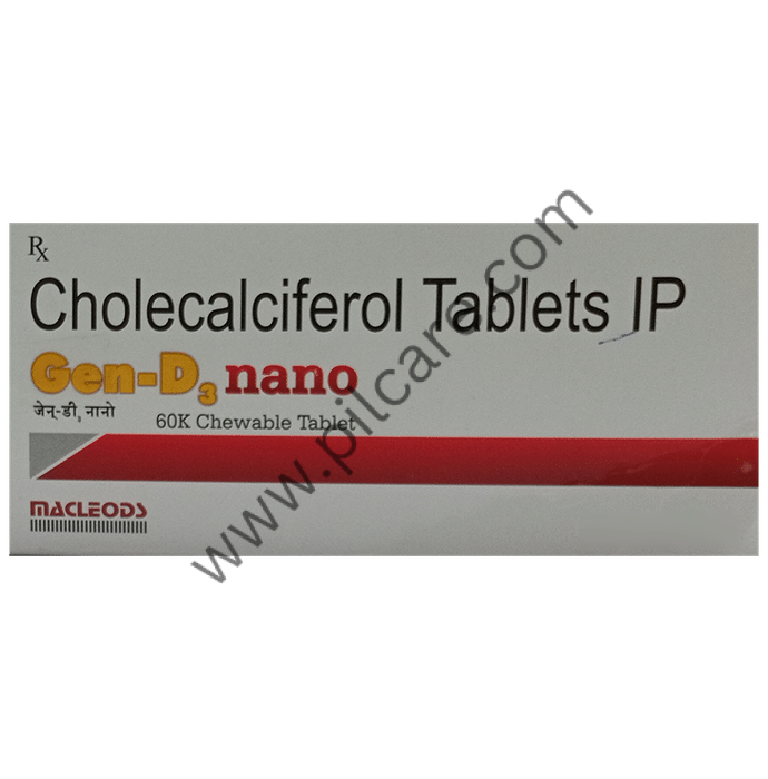 Gen-D3 Nano 60K Chewable Tablet - N Chimanlal Enterprises
