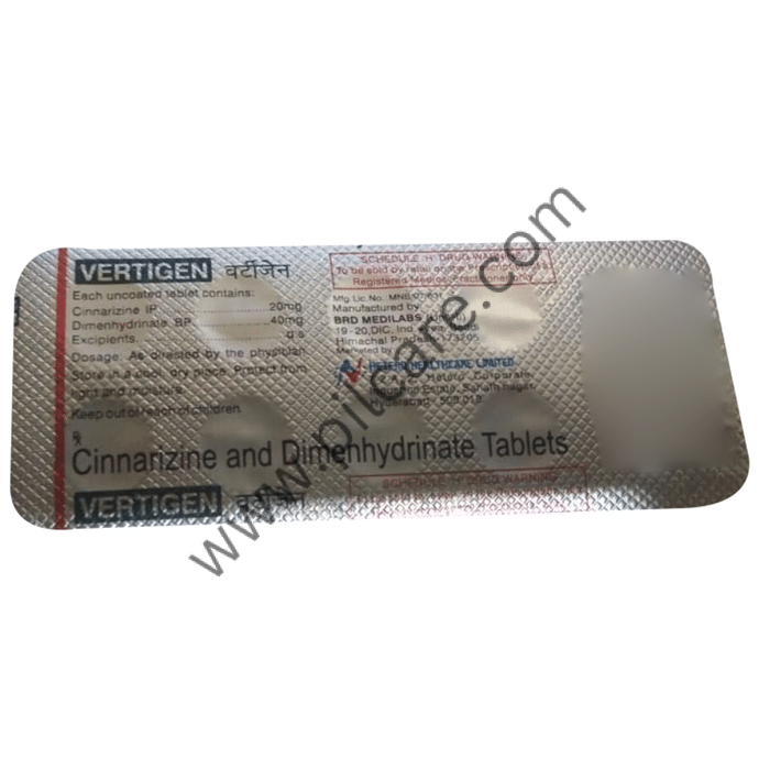 Vertigen Tablet - N Chimanlal Enterprises