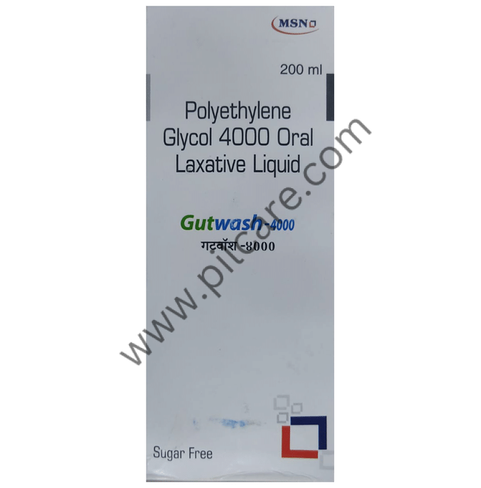 Gutwash 4000 Oral Laxative Liquid Sugar Free - N Chimanlal Enterprises