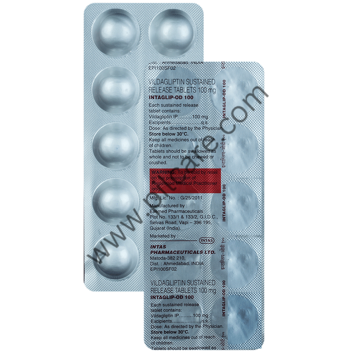 Intaglip-OD 100 Tablet SR - N Chimanlal Enterprises