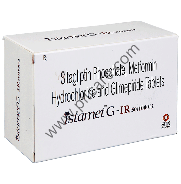 Istamet G 50mg/2mg/1000mg Tablet IR - N Chimanlal Enterprises