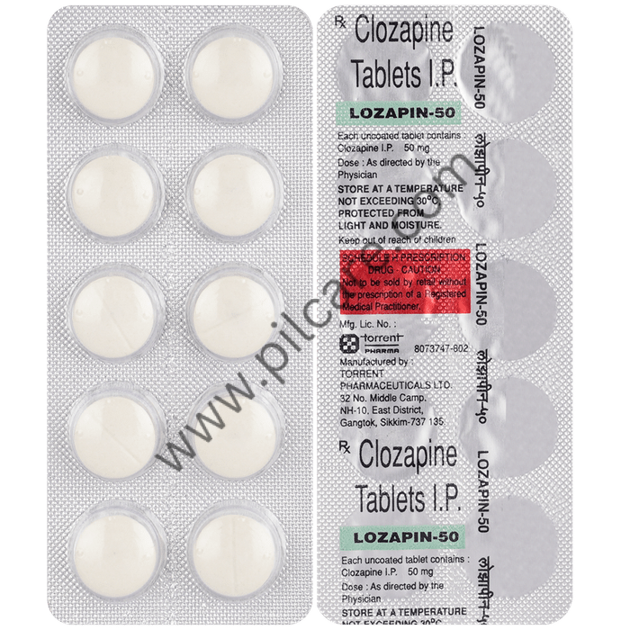 Lozapin 50mg Tablet - N Chimanlal Enterprises
