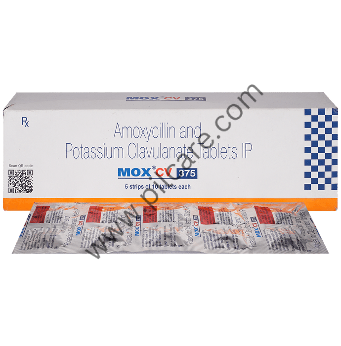 Mox CV 375 Tablet - N Chimanlal Enterprises