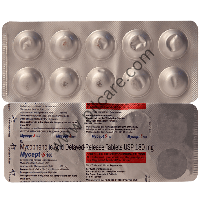Mycept-S 180 Tablet - N Chimanlal Enterprises