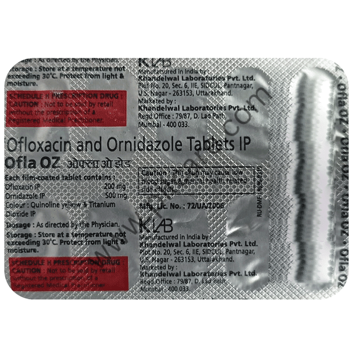 Ofla OZ Tablet - N Chimanlal Enterprises