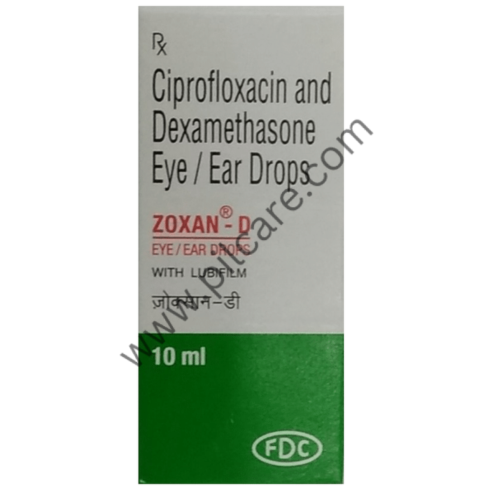 Zoxan-D Eye/Ear Drops - N Chimanlal Enterprises
