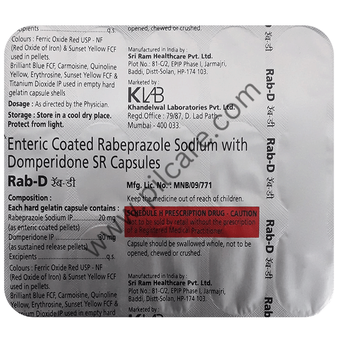 Rab-D Capsule SR - N Chimanlal Enterprises