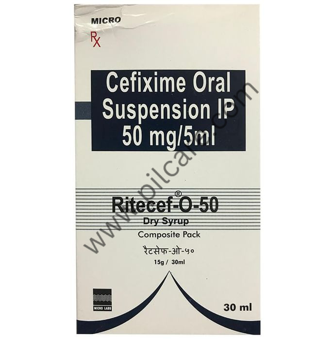 Ritecef-O 50 Dry Syrup - N Chimanlal Enterprises