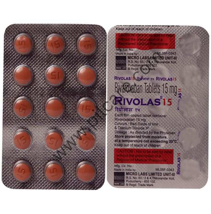 Rivolas 15 Tablet - N Chimanlal Enterprises