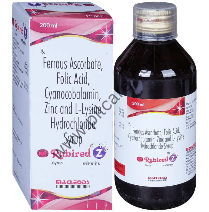 Rubired Z Syrup - N Chimanlal Enterprises