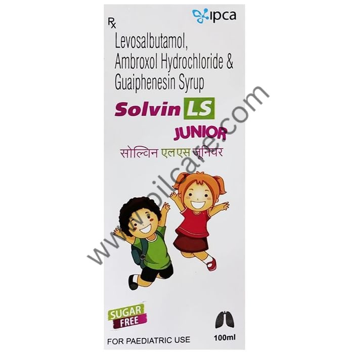 Solvin LS Junior Syrup Sugar Free - N Chimanlal Enterprises