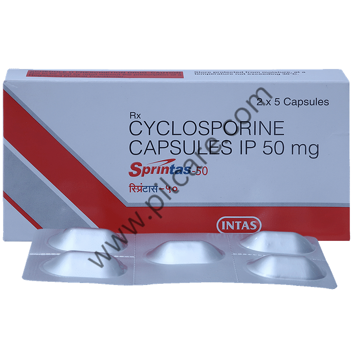 Sprintas 50mg Capsule - N Chimanlal Enterprises