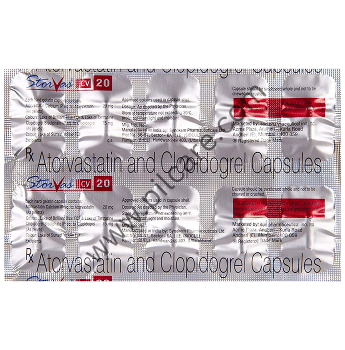 Storvas CV 20 Capsule - N Chimanlal Enterprises