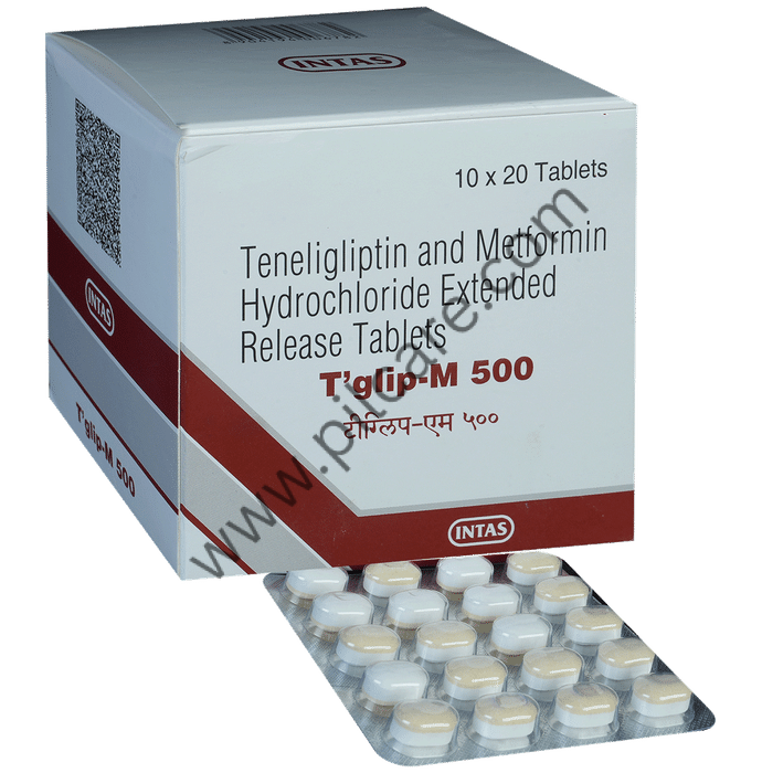 T Glip-M 500 Tablet ER - N Chimanlal Enterprises