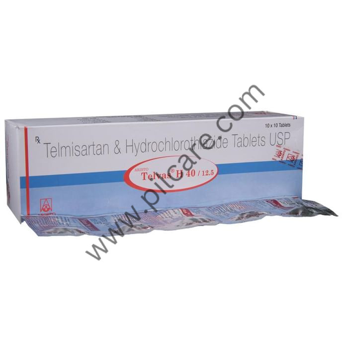 Telvas H 40/12.5 Tablet - N Chimanlal Enterprises