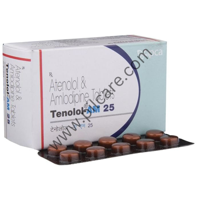 Tenolol-AM 25 Tablet - N Chimanlal Enterprises
