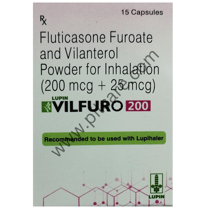 Vilfuro 200mcg/25mcg Capsule - N Chimanlal Enterprises