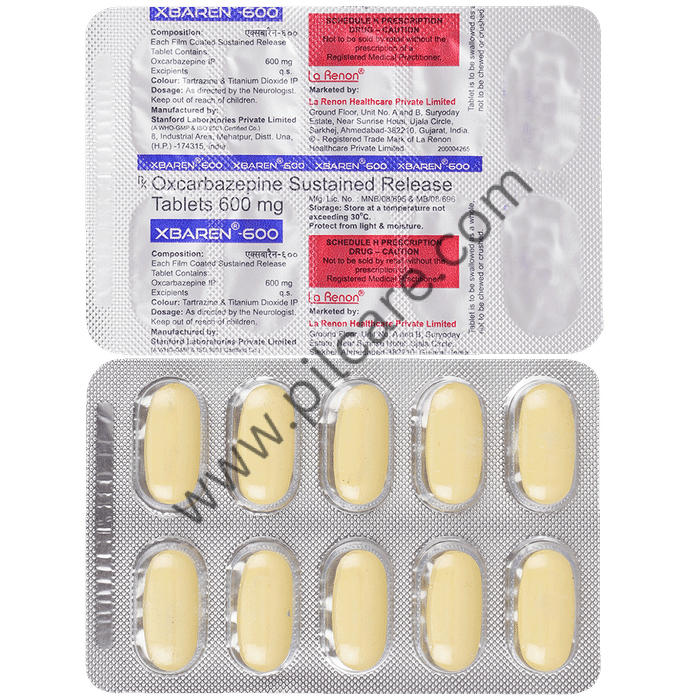 Xbaren 600mg Tablet - N Chimanlal Enterprises