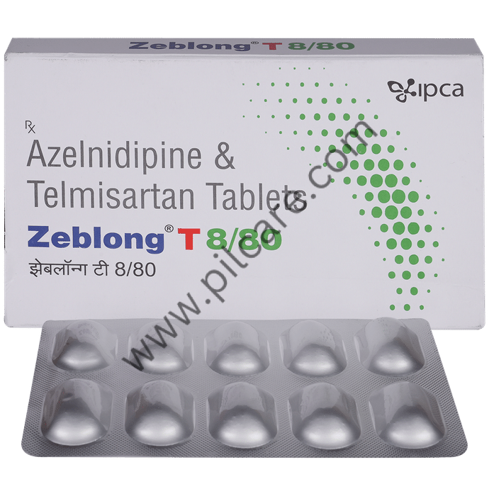 Zeblong T 80mg/8mg Tablet - N Chimanlal Enterprises