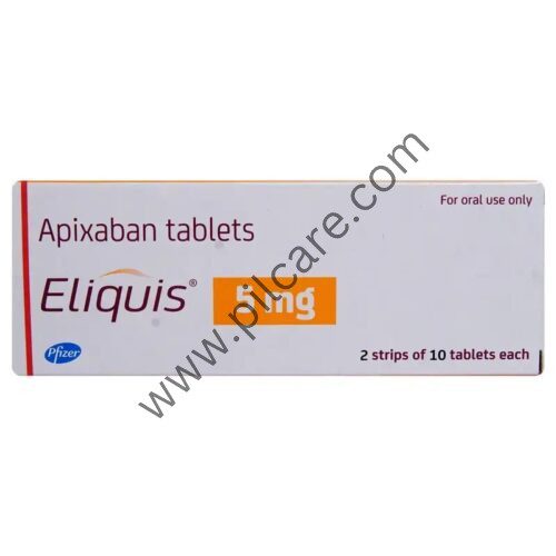 Eliquis Tablet Pfizer Ltd Pharmaceuticals 5mg - Pilcare