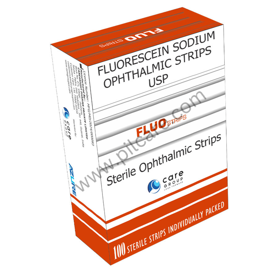 Fluo Strips - Fluorescein Sodium Ophthalmic Strips - N Chimanlal ...