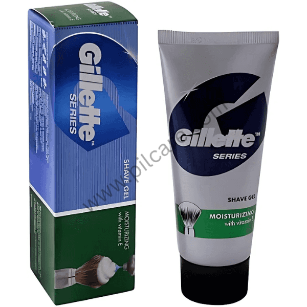 Gillette Series Moisturizing Shaving Gel Tube with Vitamin E - N ...