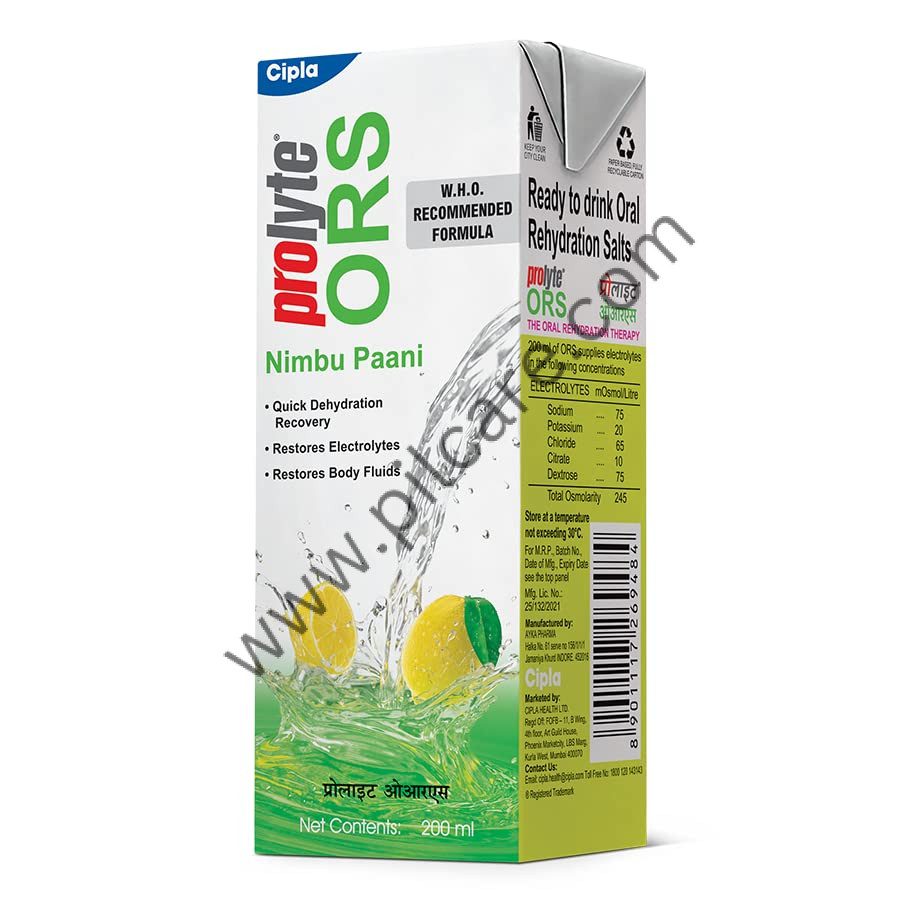 Prolyte ORS Ready To Drink Nimbu Paani Flavour - N Chimanlal Enterprises
