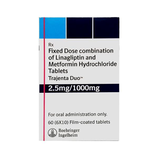 Trajenta Duo 2.5mg/1000mg Tablet - N Chimanlal Enterprises