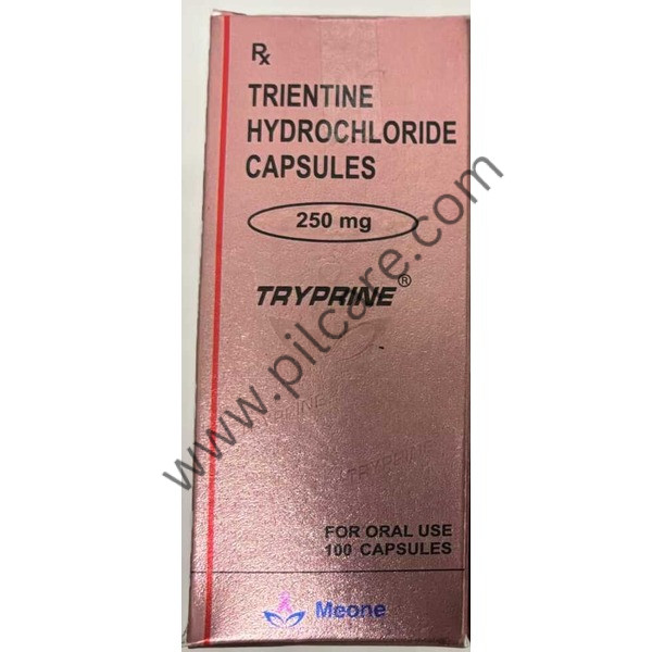 Tryprine 250mg Trientine Hydrochloride Capsules - N Chimanlal Enterprises