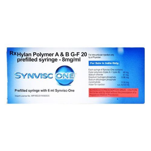 Synvisc One Hylan GF 20 Injection - N Chimanlal Enterprises